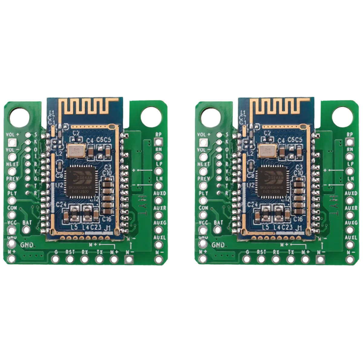 2PCS-Bluetooth-TWS-Amplifier-Board-2-Line-in-Audio-Receiver-BK8008 ...