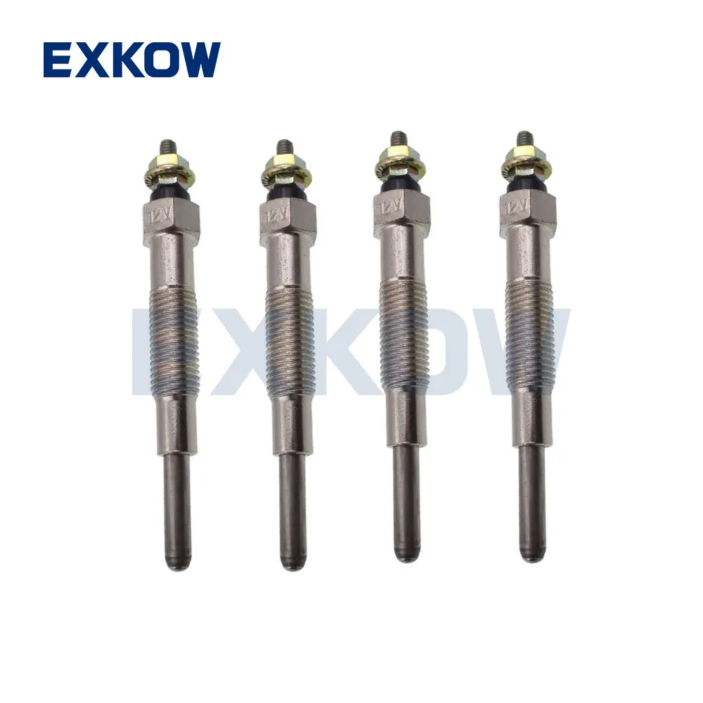 4pcs/lot Glow Plug fit for Mitsubishi Pajero Montero V14 V24 V34 4D56 2 ...