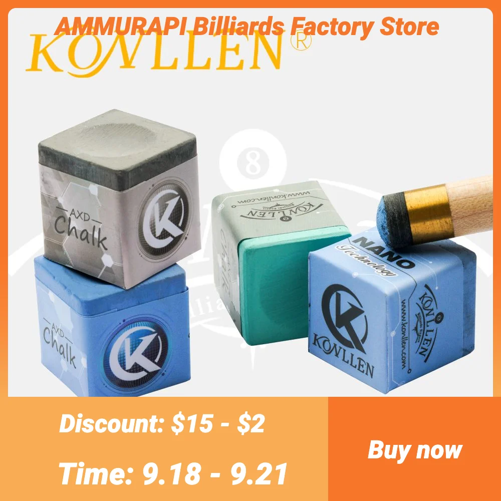 KONLLEN-Billiard-Pool-Cue-Chalks-Grip-Power-Adhesion-Solidity-Chalk ...