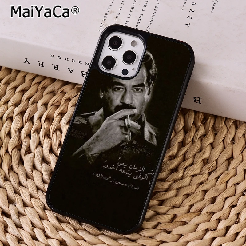 Arabic-Iraq-Saddam-Hussein-Phone-Case-Cover-For-iPhone-16-14-15-plus-XR ...