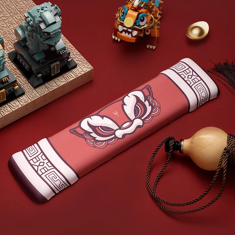 Keyboard-Wrist-Rest-Pad-Hand-Relax-Mat-Mousepad-Mice-Red-Color-Lion ...