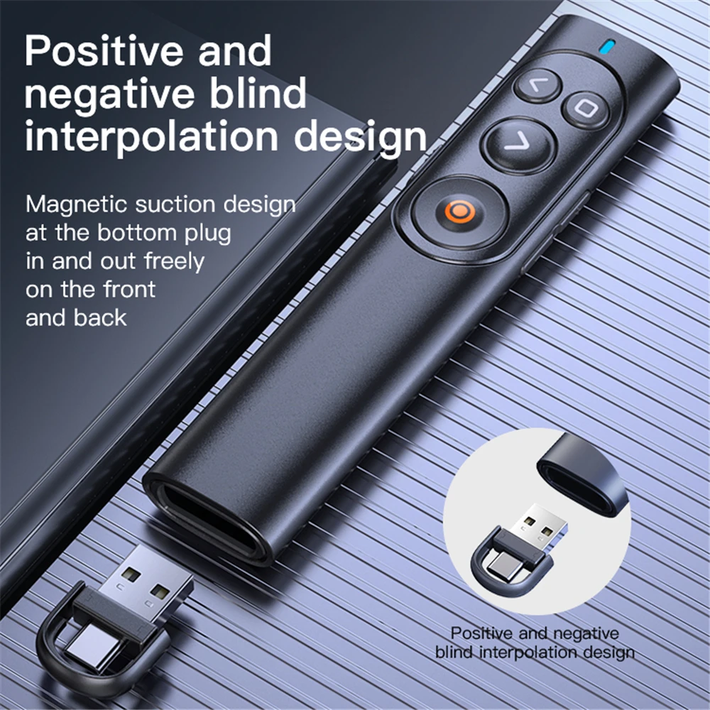 Wireless-Presenter-Multifunctional-PPT-Page-Turning-Pen-Rechargeable ...