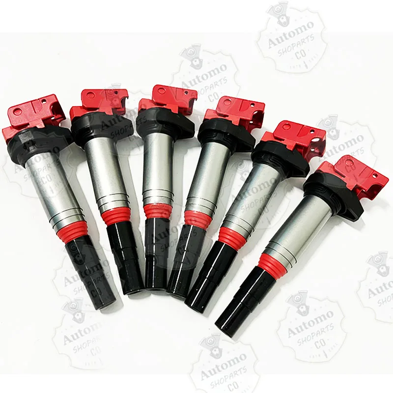 1-4-6PCS-12138616153-12137594596-Ignition-Coil-For-BMW-E60-E61-F10-F18 ...