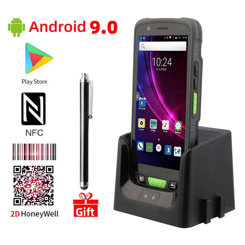 5.5'' Screen Android 9.0 Pos Handheld Pda Portable Terminal Data ...