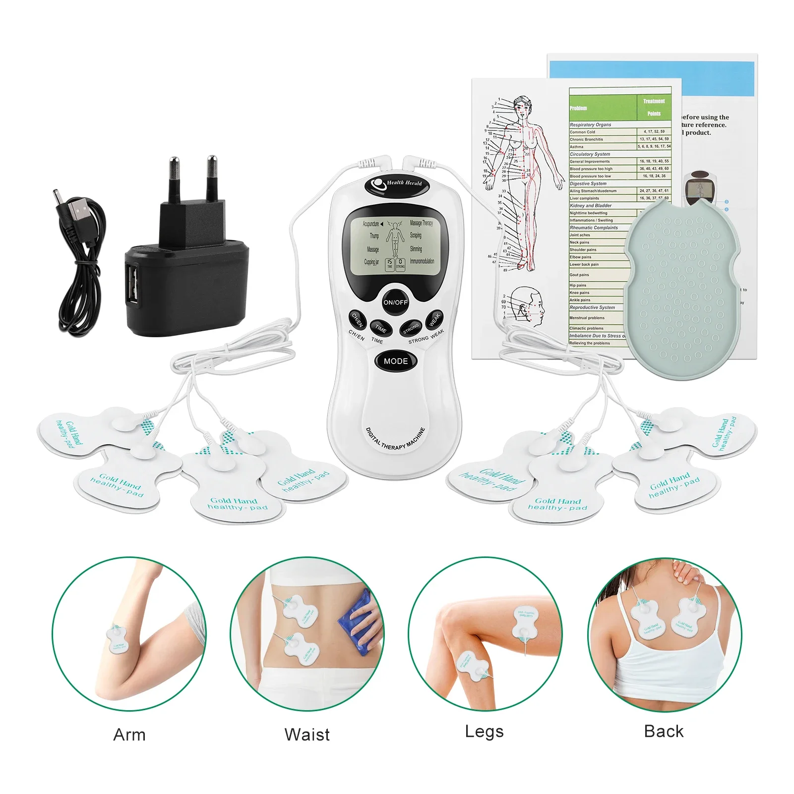 Electric-Tens-Unit-Machine-EMS-Acupuncture-Body-Massager-Full-Body ...