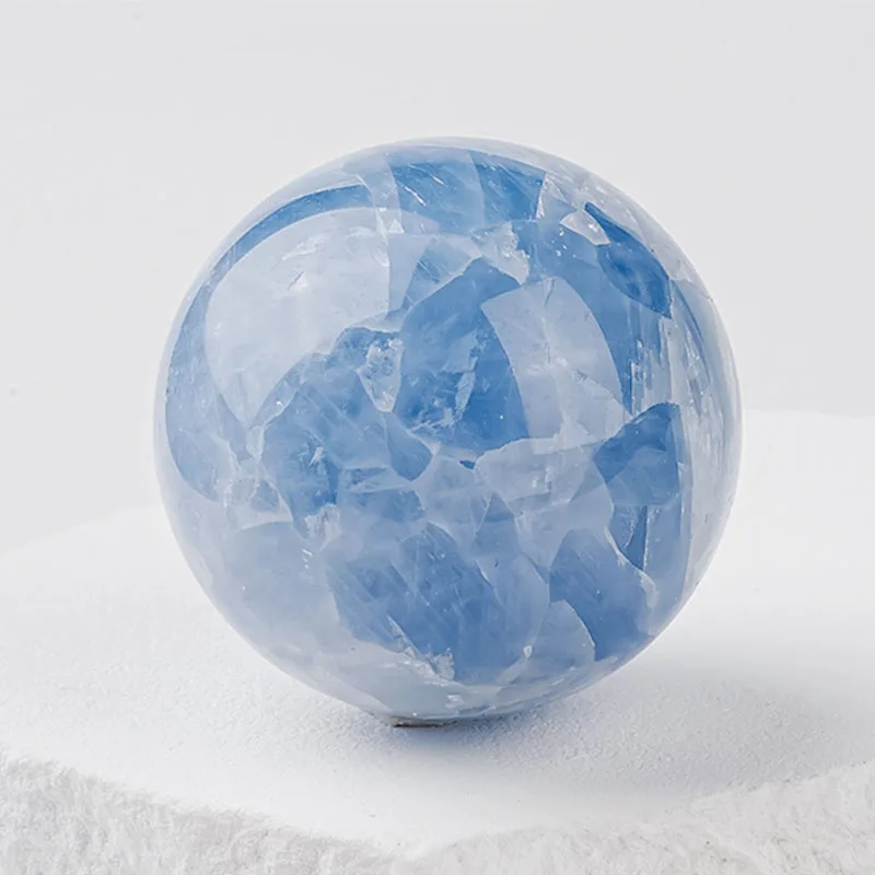 Natural Blue Celestite Crystal Ball Celestine Sphere Reiki Healing ...
