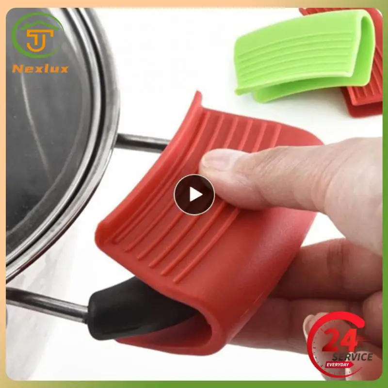 Silicone Pan Handle Cover Heat Insulation Covers Non-slip Steamer ...