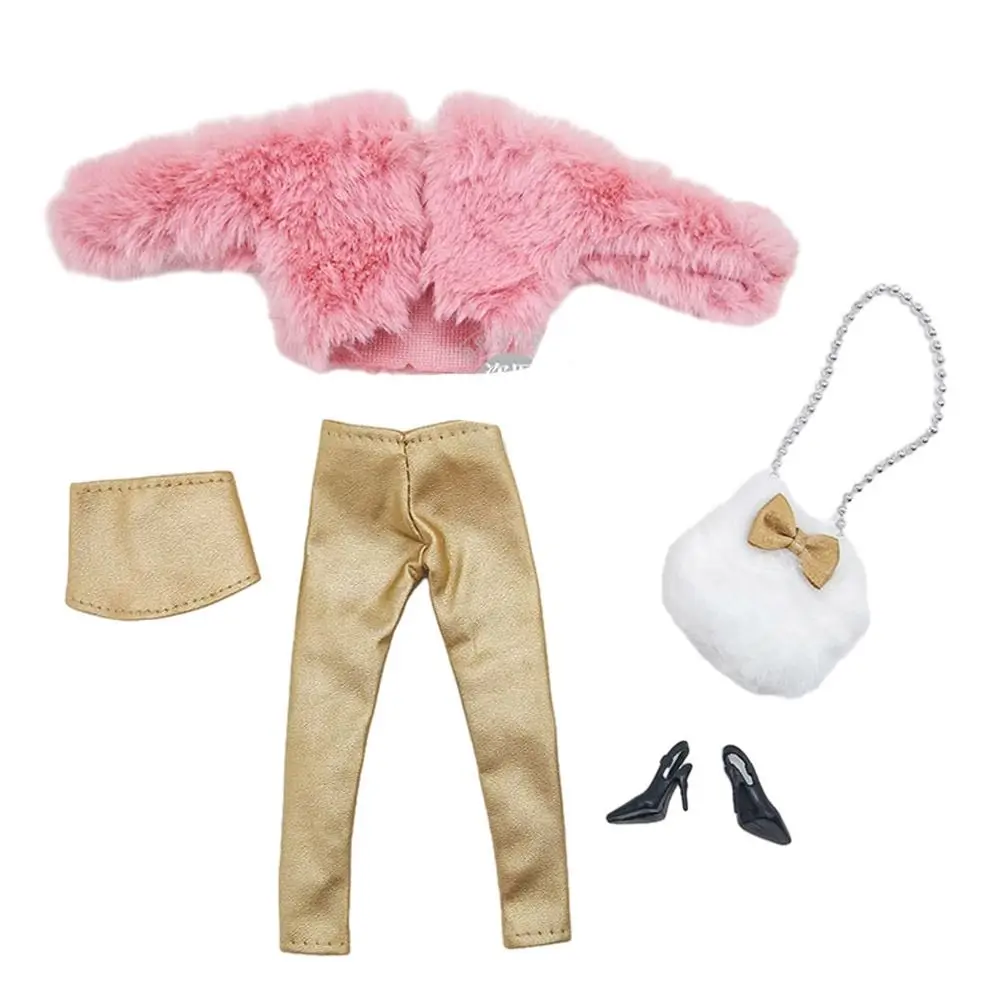 8Styles 29~32cm Doll Clothes Plush Coat Hats Fashion Girl Doll Wearing ...