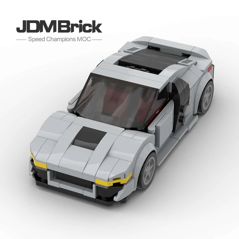 MOC-39070-Creative-Car-Model-Building-Block-Set-Light-Grey-Speed-8-Grid ...