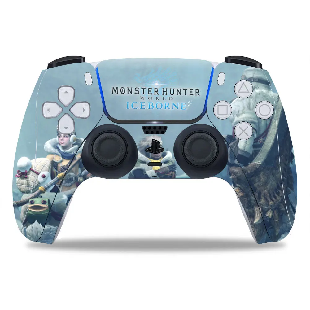 For-PS5-Playstation-5-Monster-Hunter-Controller-PVC-Skin-Vinyl-Sticker ...