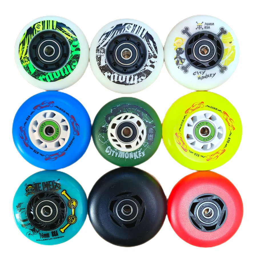 Free shipping 80mm roller wheel skate wheel inline skate wheel 80mm ...