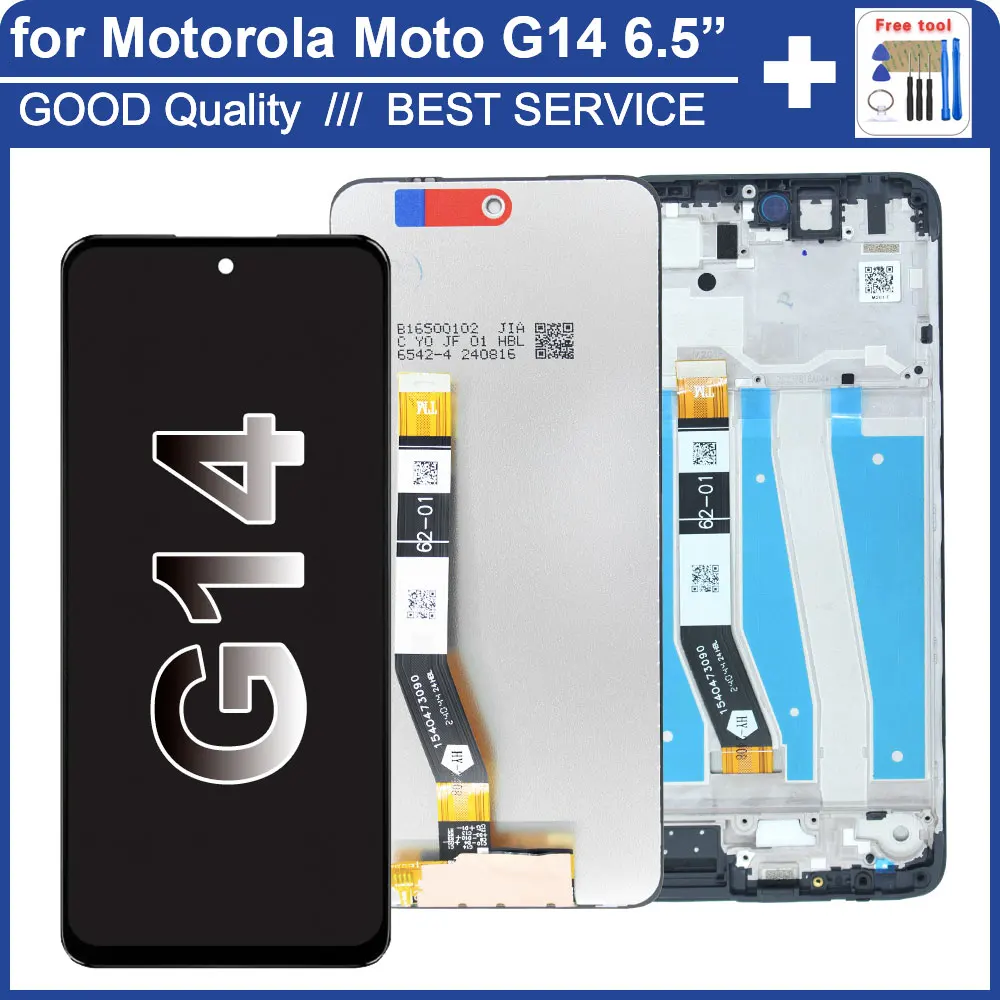 6.5'' New LCD for Motorola Moto G14 XT2341 LCD Display Touch Screen ...