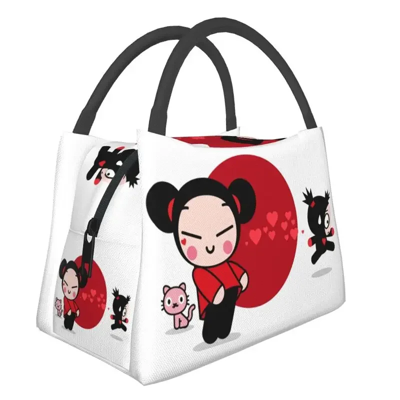 Love-Pucca-Insulated-Lunch-Bags-for-Women-Manga-Resuable-Thermal-Cooler ...