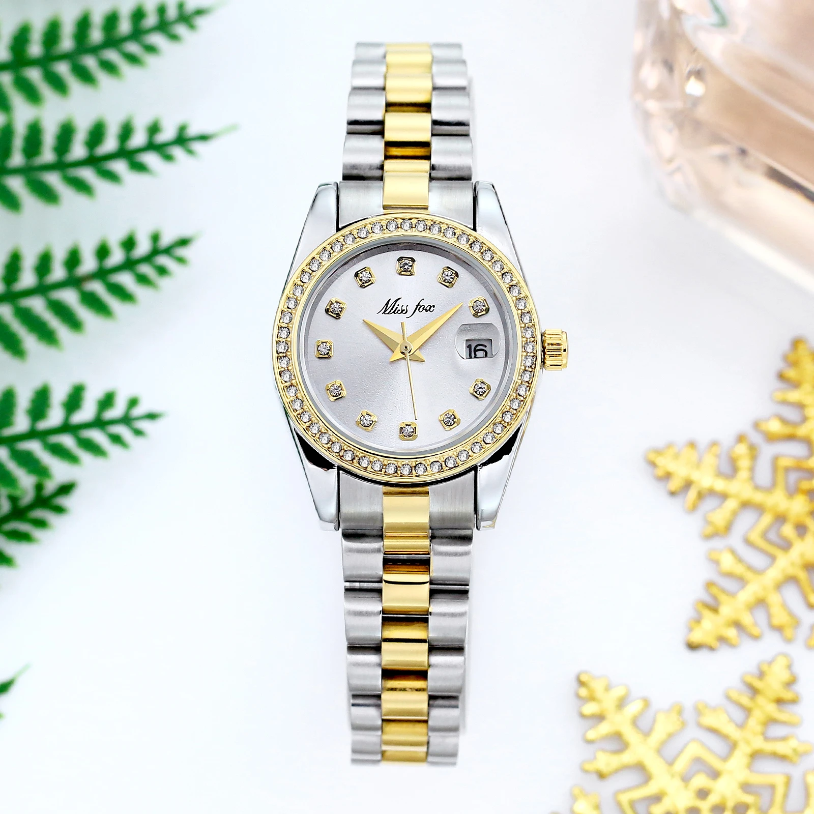 Missfox Watches For Ladies Fashion Business Mini Stainless Steel ...