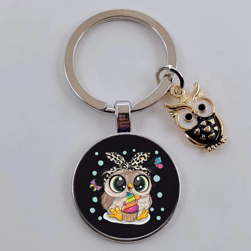 DIY-Cute-Keychain-Owl-Keyring-Night-Owl-Keychain-Animal-Gift-Ladies-Men ...