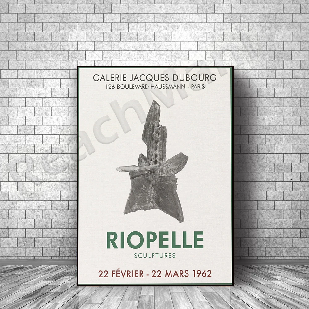 Jean-Paul-Riopelle-1962-Exhibition-Poster-Riopelle-Jacques-Dubourg ...