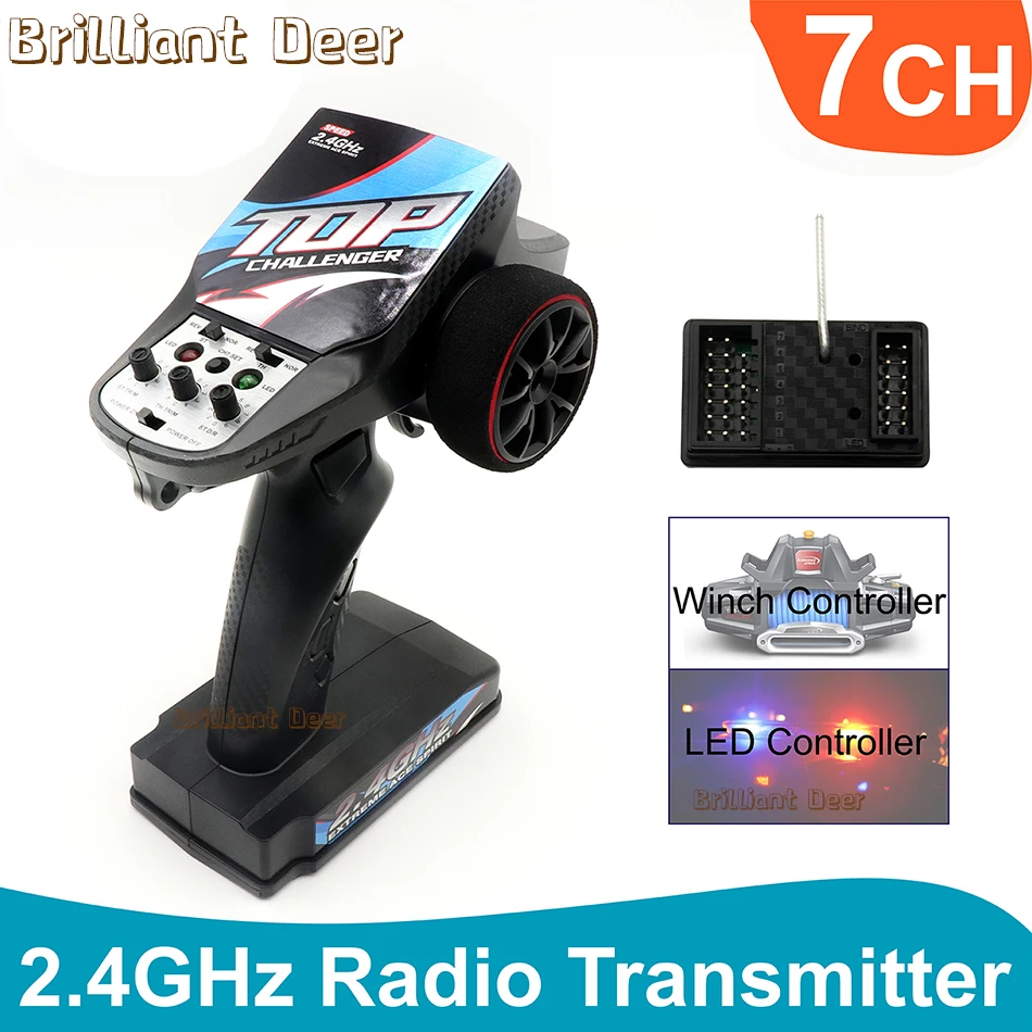 2-4GHZ-7CH-Radio-System-Transmitter-Receiver-with-Remote-Control-Led ...
