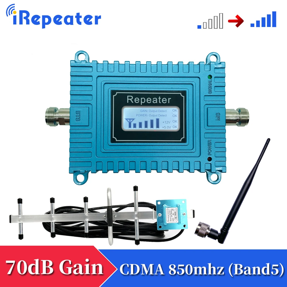 iRepeater-850-MHz-Band5-70dB-LCD-2G-3G-4G-850mhz-UMTS-CDMA-Mobile-Phone ...