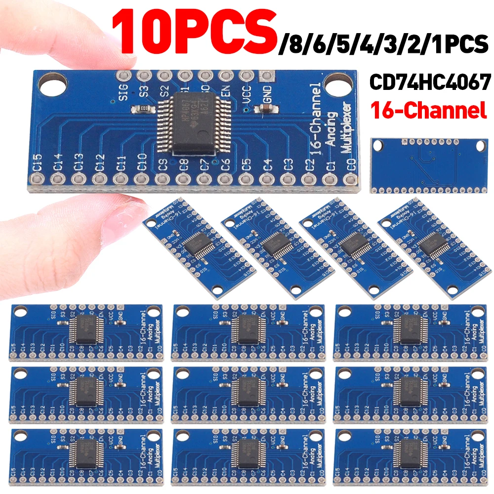 1-10pcs-CD74HC4067-16-Channel-Analog-Digital-Multiplexer-Breakout-Board-Module-for-Arduino-2V-6V ...