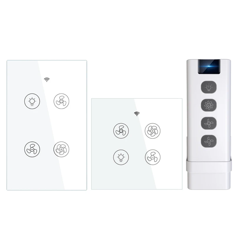 Tuya-WiFi-RF-Luz-Ventilador-De-Teto-Interruptor-De-Parede-Vida ...