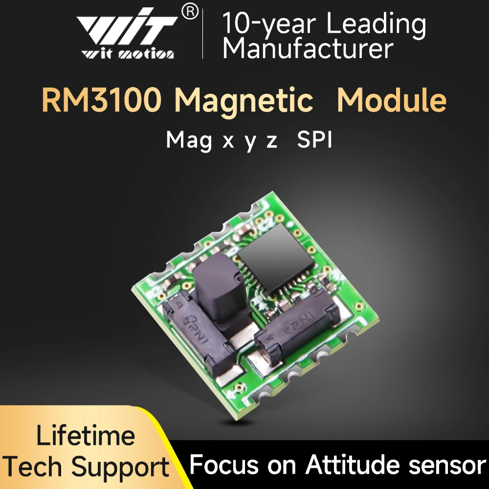 WitMotion-RM3100-Military-grade-Magnet-Field-Sensor-High-Precision ...