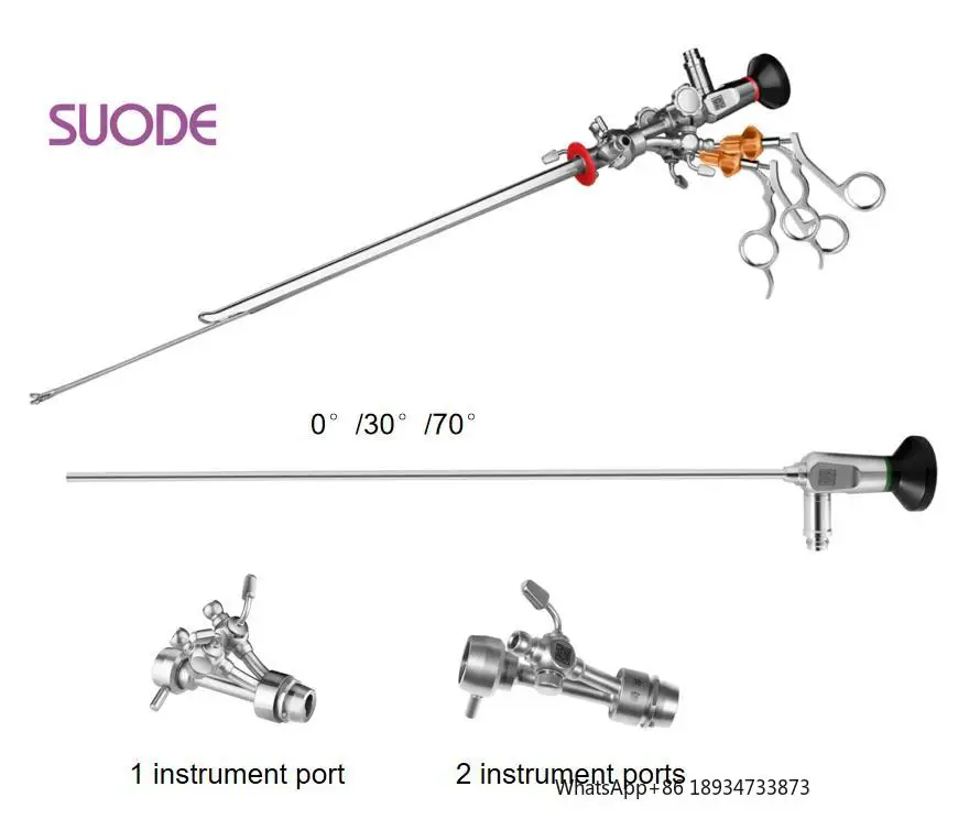 SUODE wholesale urology cystoscopy set rigid cystoscope 4mm telescope ...