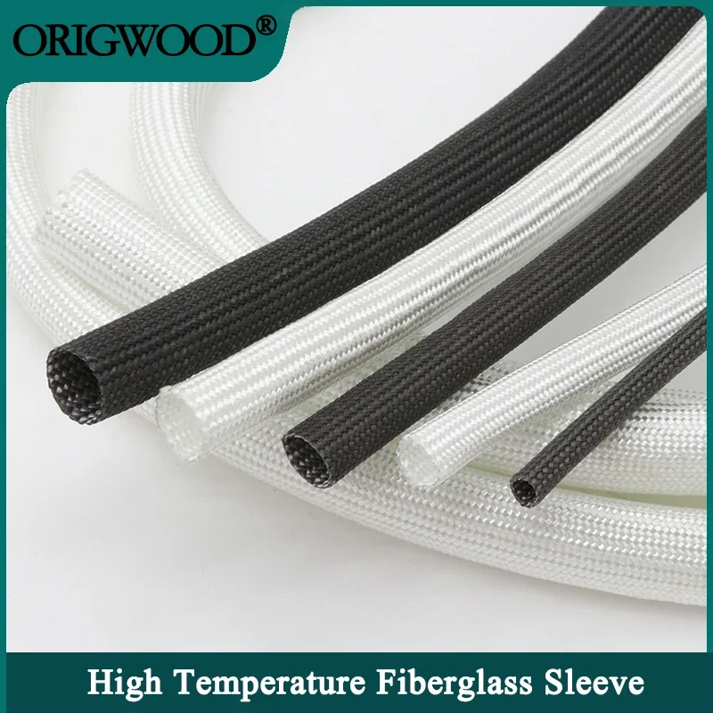 1-2-5m-Braided-Fiberglass-Sleeve-ID-1mm-40-mm-600-Deg-C-High ...