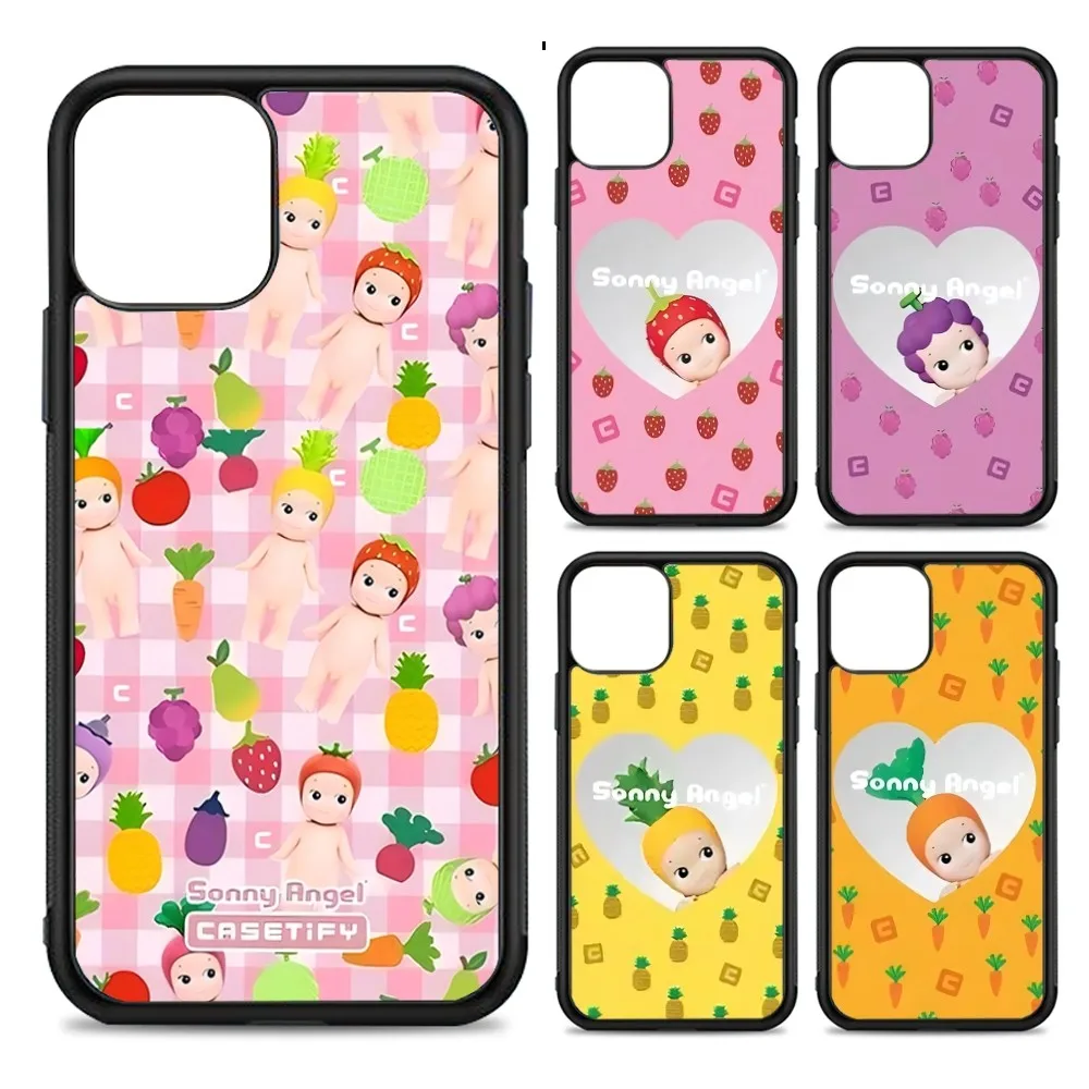 Cute Baby Sonny Angel Phone Case Silicone PC+TPU For For iPhone 11 12 ...