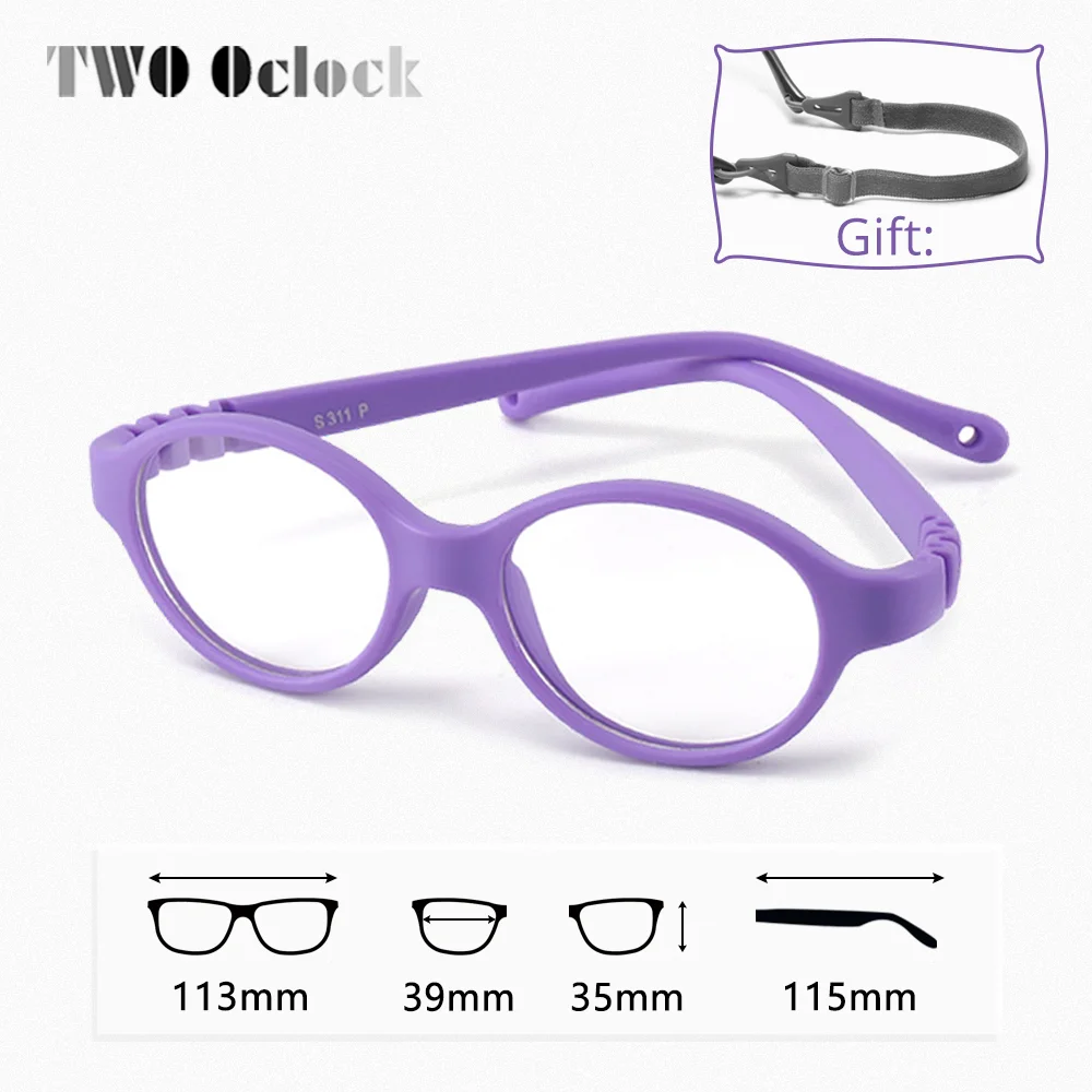 Flexible-Unbreakable-Kids-Eyeglasses-Frames-Child-Optic-Prescription ...
