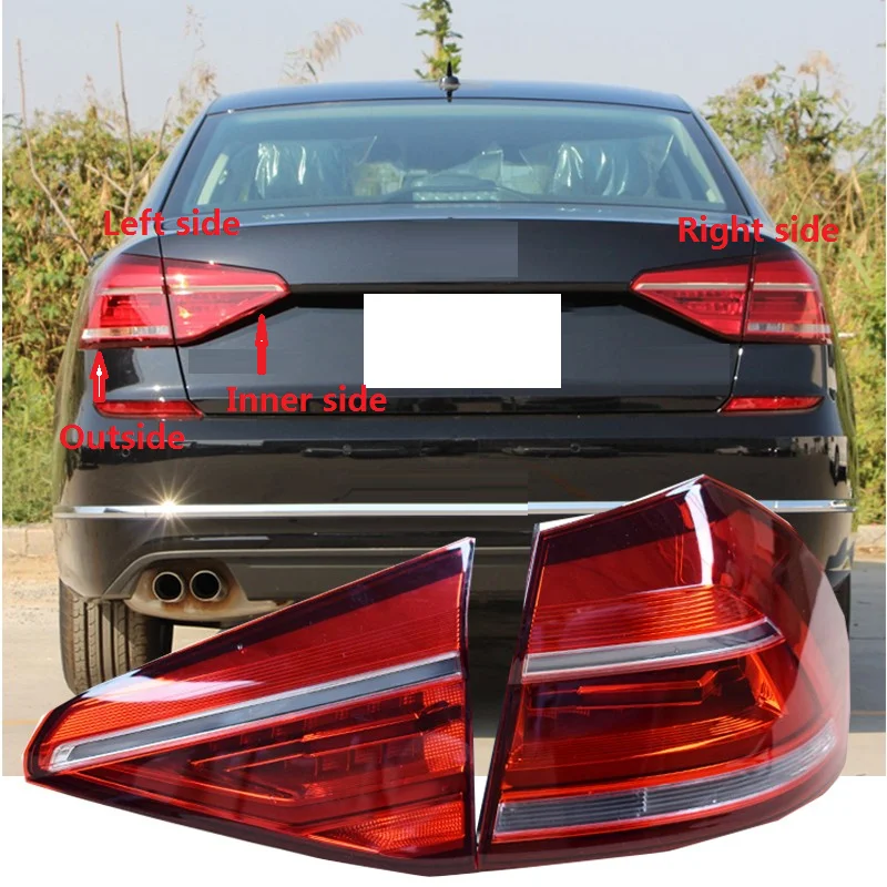 For VW Volkswagen Passat 2016 2017 2018 Led Taillight Rear Light Tail ...