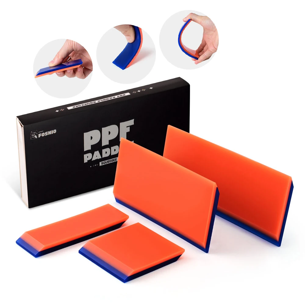 FOSHIO-Double-Layer-Soft-Squeegee-Set-With-Package-Box-Vinyl-Film ...
