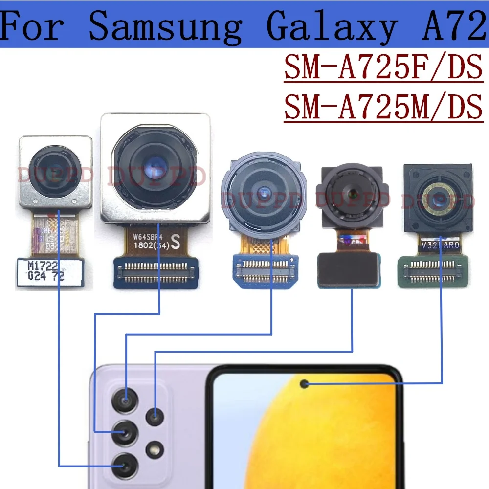 Rear-Camera-For-Samsung-Galaxy-A72-A725F-A725M-4G-5G-Front-Facing ...