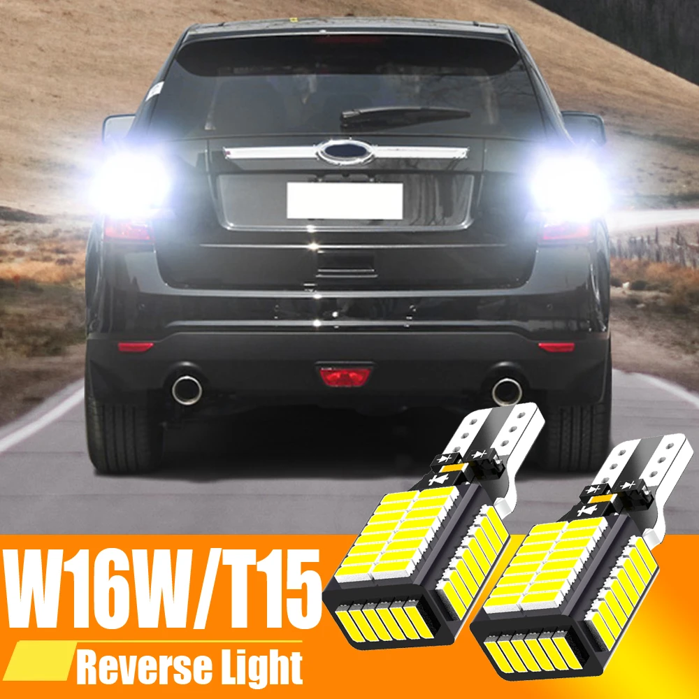 2pcs LED Backup Light Blub Reverse Lamp W16W T15 921 Canbus For Ford ...
