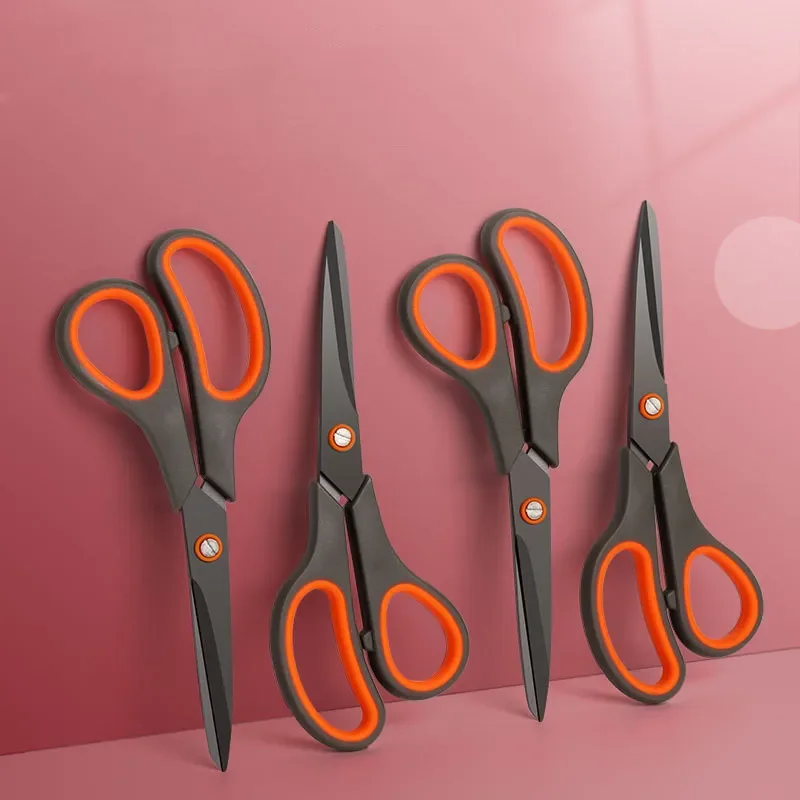 Stainless-Steel-Tailor-Scissors-Rubber-Plastic-Office-Scissors ...