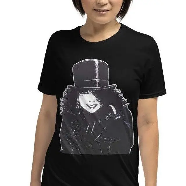 Gothic-Goth-Girl-Top-hat-Emo-Death-Onk-Short-Sleeve-Unisex-T-Shirt-High ...
