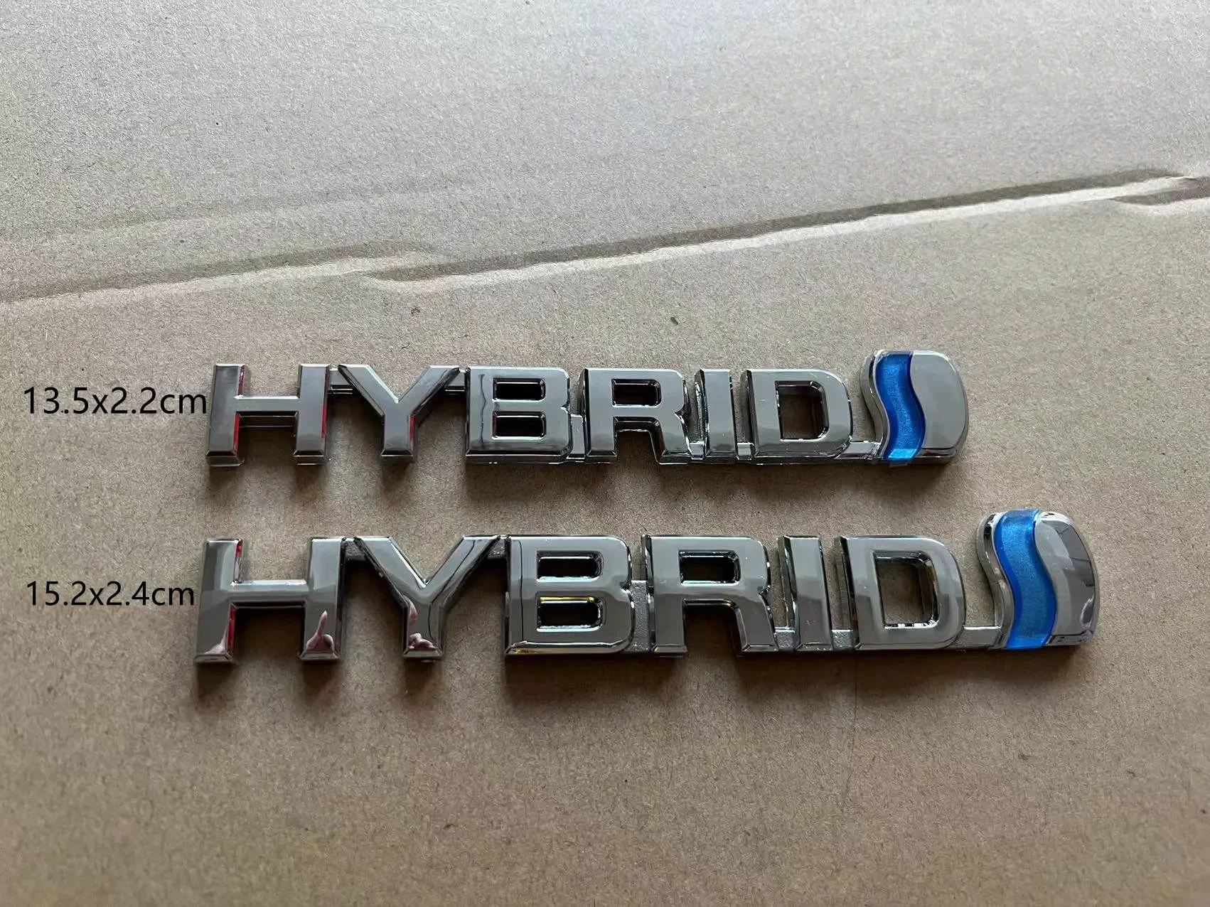 1X-3D-HYBRID-Car-Logo-Stickers-Refitting-ABS-Emblem-Badge-Decal-Auto ...