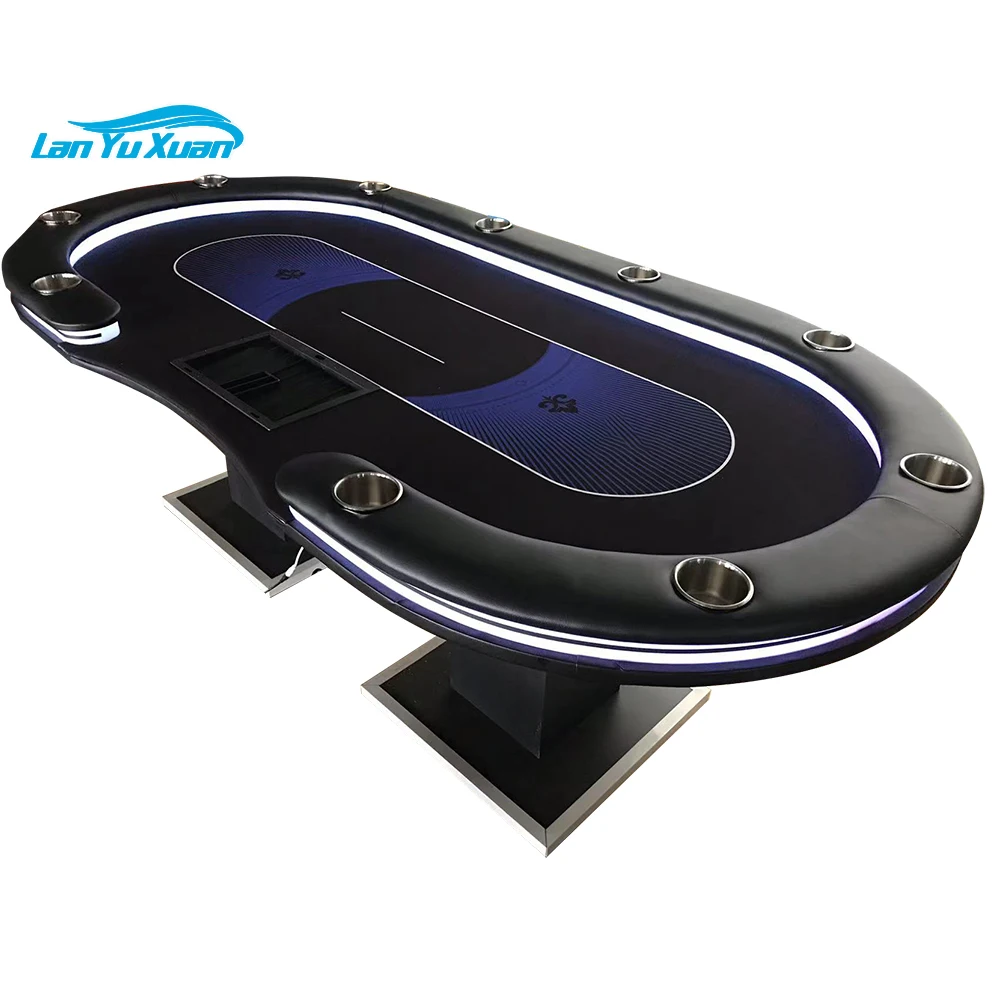 Professional-10-seat-poker-table-casino-quality-poker-gambling-1pc ...