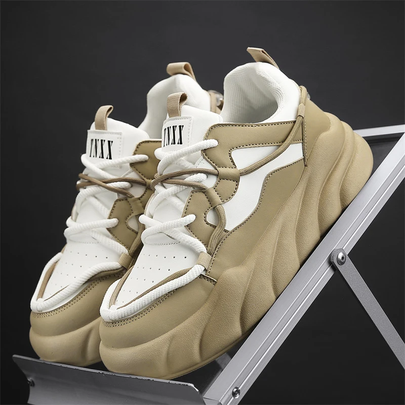 Chunky-Sneaker-Men-Designer-Board-Shoes-Fashion-Casual-Microfiber ...