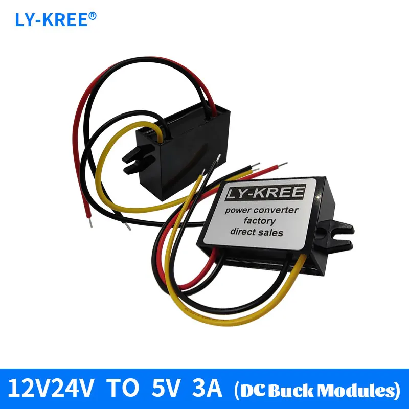 12V to 5V Step Down 24V to 5V Converter Waterproof Step-down module ...
