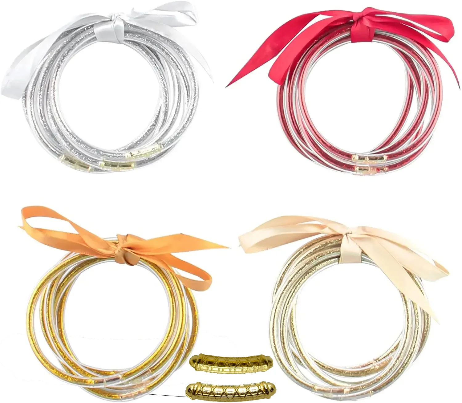 5pcs-set-Bracelet-Jonc-Bouddhiste-Shiny-Golden-Buddhist-Rush-Bracelet ...