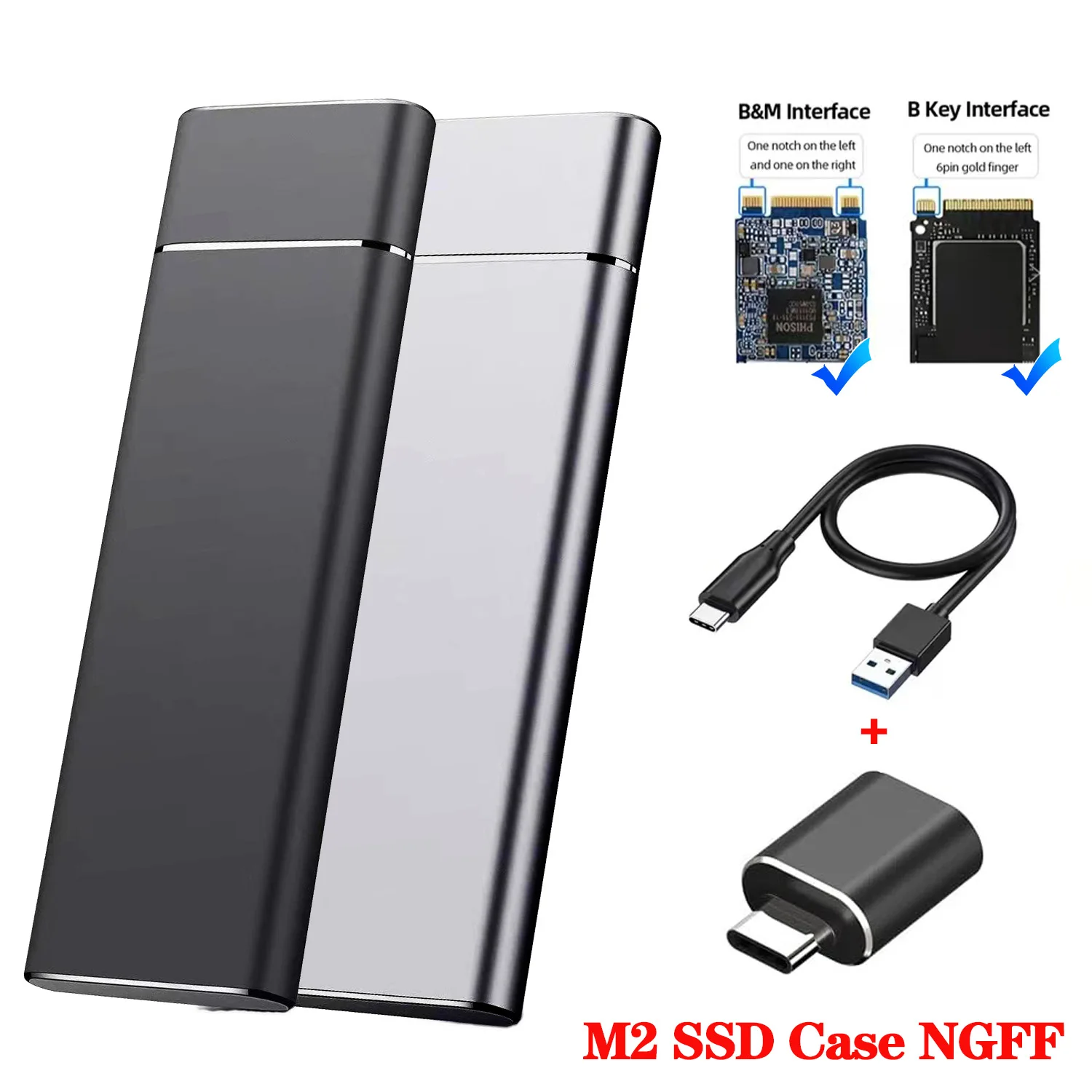 M-2-NGFF-SSD-Case-M2-Solid-State-Hard-Drive-Box-SATA-SSD-Hard-Disk ...