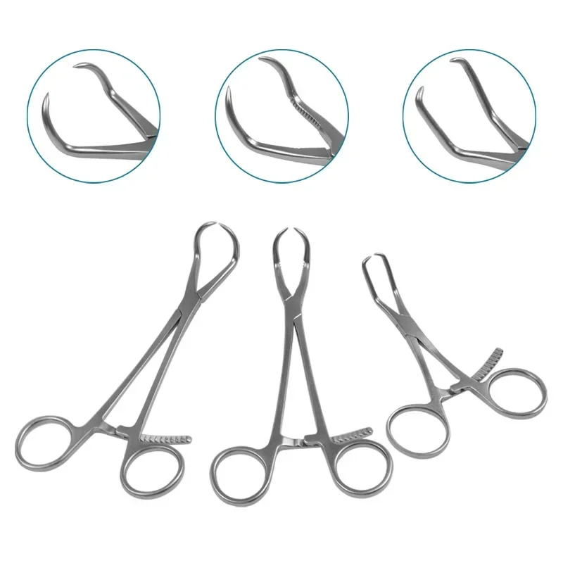 Stainless-Steel-Pointed-Tip-Bone-Forceps-Reduction-Forceps-Orthopedic ...