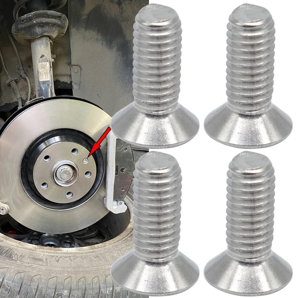 4X-Screws-For-Volvo-Vauxhall-Seat-Saab-Kia-Hyundai-Front-Rear-Brake ...