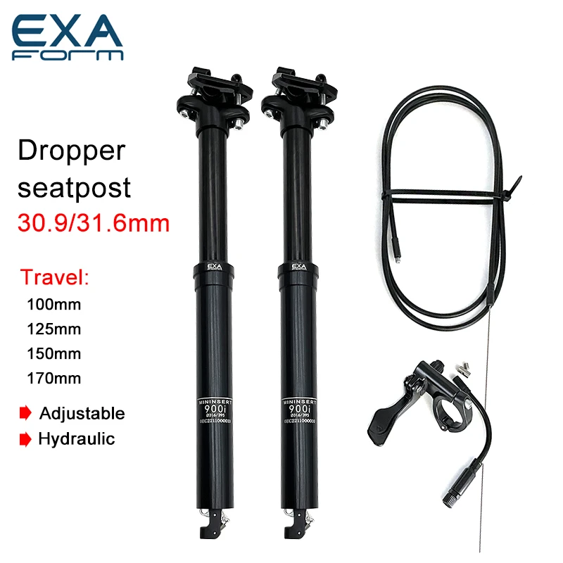 KS 900i EXA FORM Adjustable Height Seatpost 30.9/31.6mm Hydraul Dropper ...