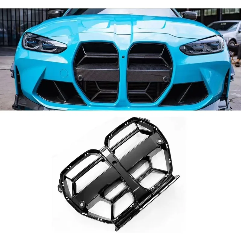For BMW M3 M4 G80 G82 2020-25 Pro Series CS Style Front Grille Gloss ...