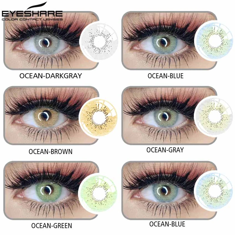 Ocean Blue Contacts