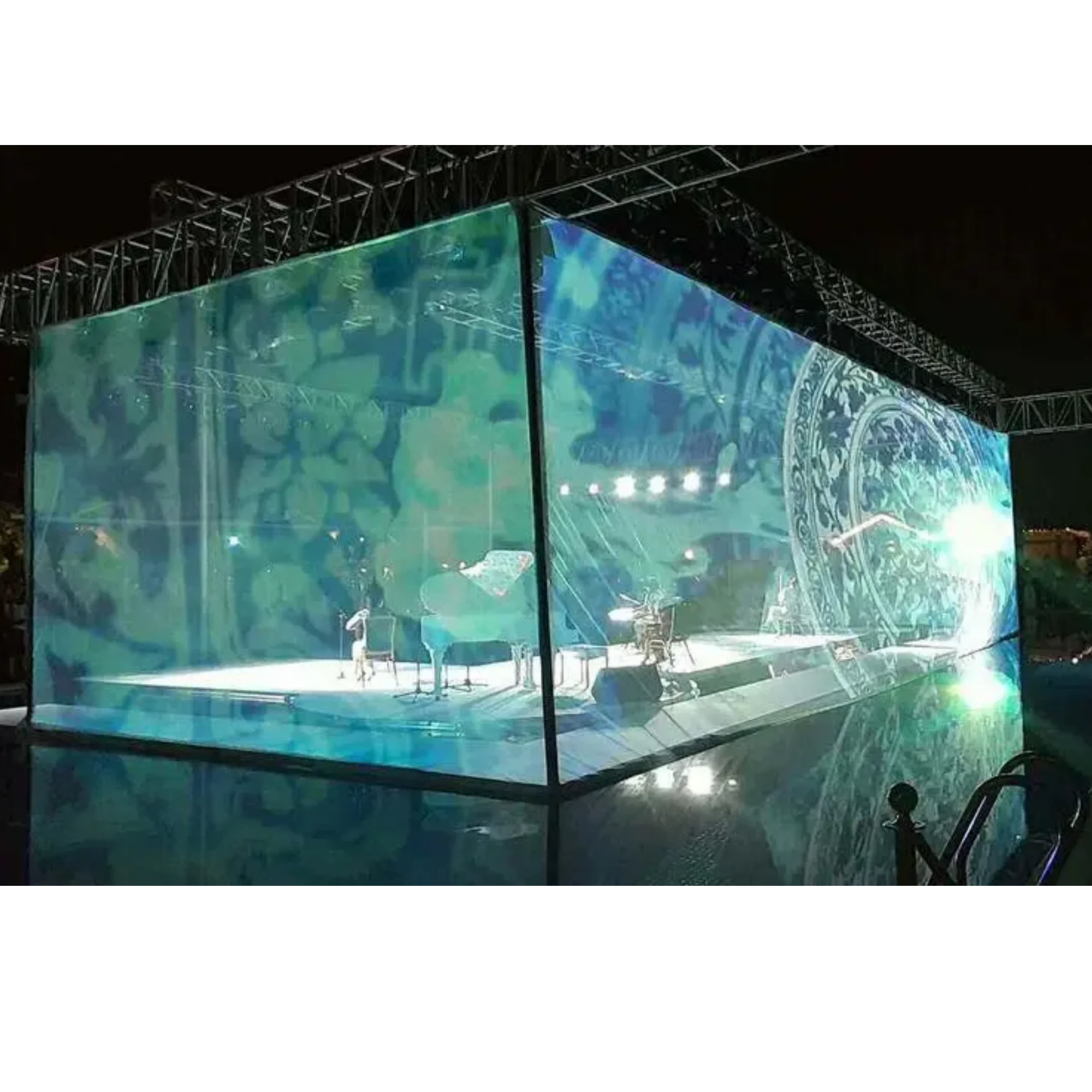 Large-Size-Seamless-Holo-Gauze-Projection-Mesh-Screen-Holographic ...