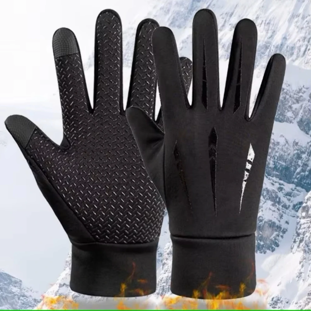 Women Men Gloves Copper Fiber Spandex Touch Screen Tips Gloves for ...