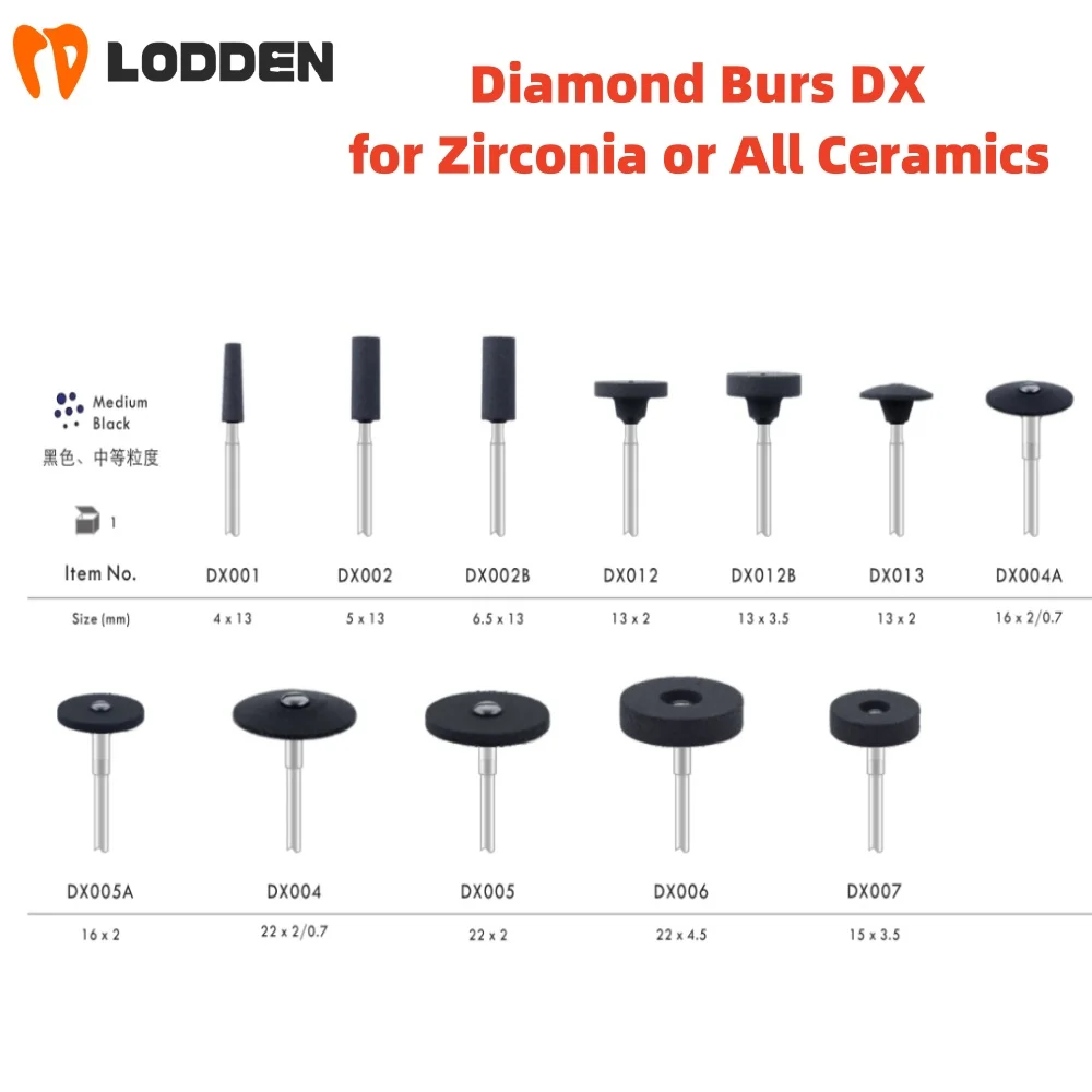 1pcs-Zirconia-Grinding-Polishing-Burs-Dental-Lab-Black-Stone-for ...