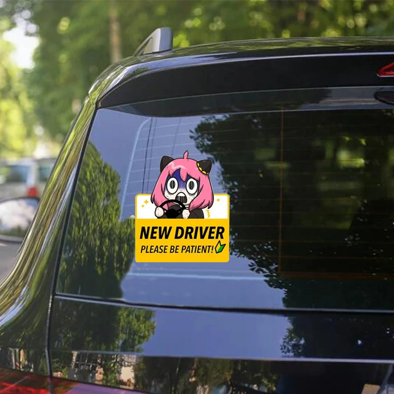 Anime-Car-Sticker-New-Driver-For-Bumper-Decoration-Cute-Peep-Spirit ...